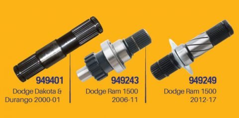 Intermediate Shafts - NAPA New Premium C.V. Axles